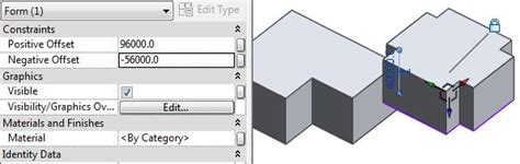 Revitcat Extrusion Offset Properties In Revit Cme