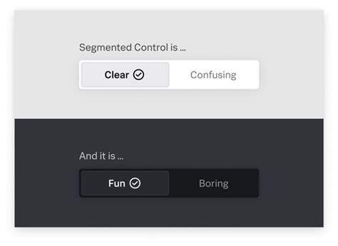 Reducing Ambiguity On The Segmented Control Ui Design Ui Design