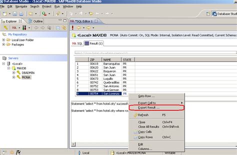 Solved Simple Export Import Query Results SAP Community