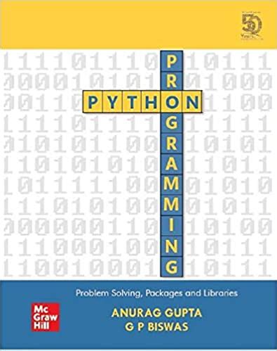 Python Programming By Anurag Gupta G P Biswas Universal Book Seller