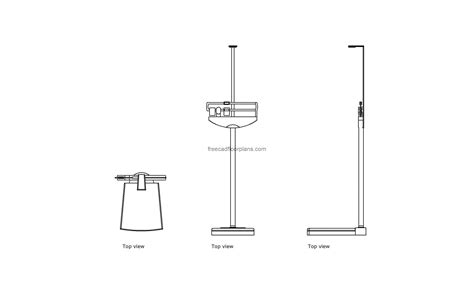Weighing Scale Free Cad Drawings