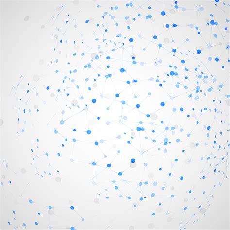 Premium Vector Molecular Structure Network Connection Abstract Illustration