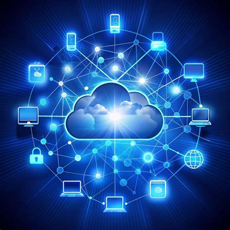 Cloud Connectivity Futureforward Storage Network Premium Ai Generated Image