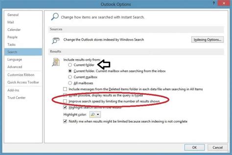 How Do I Search Only The Current Folder In Microsoft Outlook Techyv Com