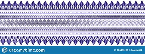Geometrical Border Pattern Image Background Stock Illustration Illustration Of Fabric Motif