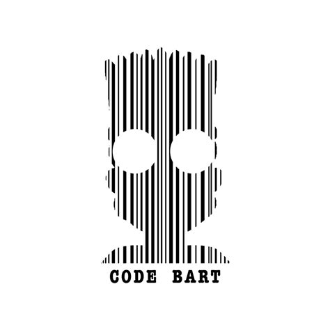 T shirt Code bart Bar à textile