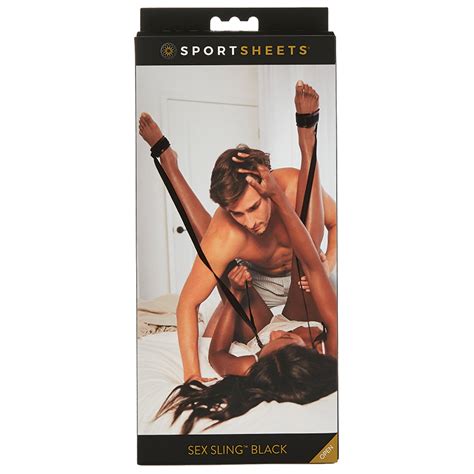Sportsheets Sex Mischief Sex Sling Black Neoprene SutraVibes