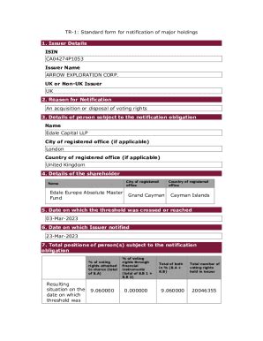 Fillable Online Form TR 1 Bank Of Ireland Group PLC Pdf Fax Email Print PdfFiller