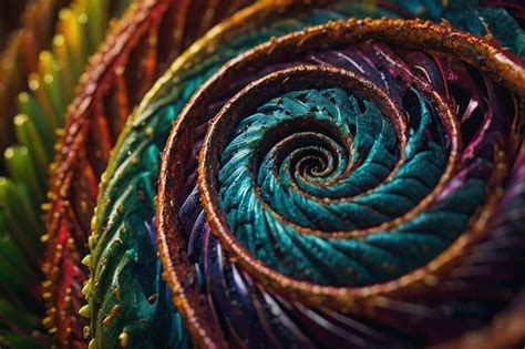 Logarithmic Spiral Premium Ai Generated Image