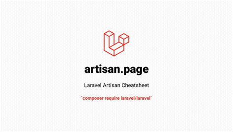 Laravel News On Linkedin The Laravel Artisan Cheatsheet