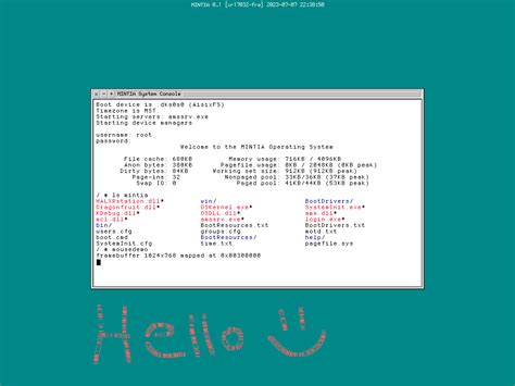 mintia my paging operating system written in a custom language for a