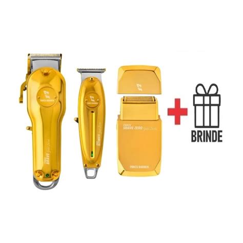 Kit Force Shave Zero Ultimate Brave Mq Barber Shopee Brasil