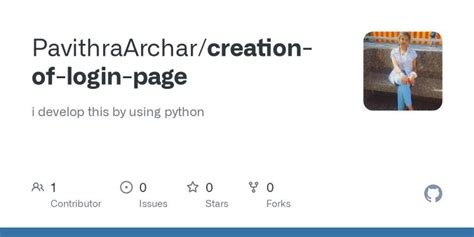 Br Pavithra On Linkedin Github Pavithraarcharcreation Of Login
