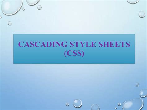 An Overview Of Html Css And Java Script Pptx