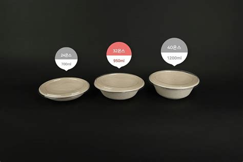 배달의용기 펄프용기 원형 일회용 배달용기 일회용기 친환경용기 32온스 배달의용기 Facebook