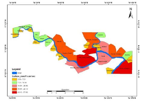Surface Runoff Map Of Study Area Download Scientific Diagram