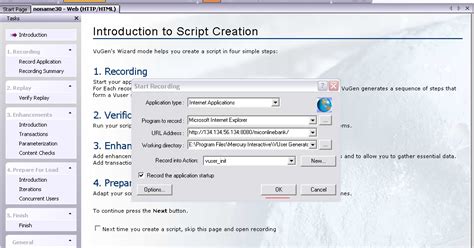 Monitoring And More How To Record Vugen Script For Bpm Synthetic