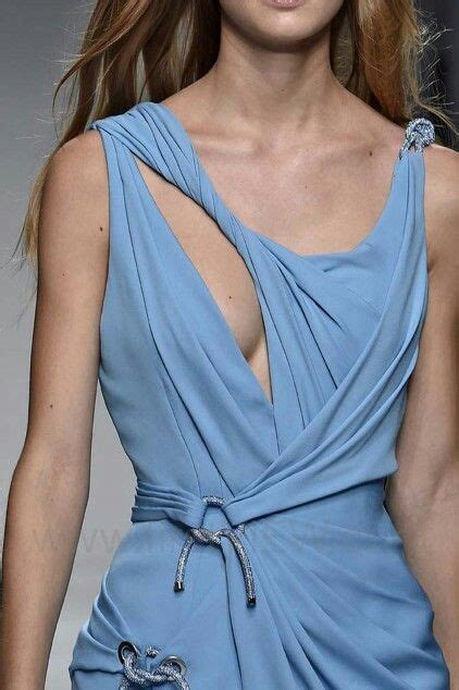 Versace Spring 2016 Couture París Draping Fashion Fashion Runway Fashion