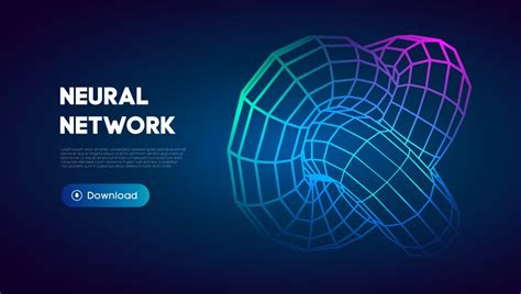 Connection Structure 3d Abstract For Science Vector Image