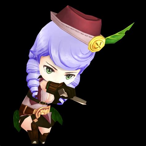 애니여자파이터궁수의상bluered