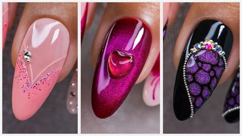 New Nail Art Ideas 2025 Easy Valentines Day Nail Art Tutorial