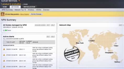 Solarwinds Npm Network Performance Monitor Introdución Rápida Youtube