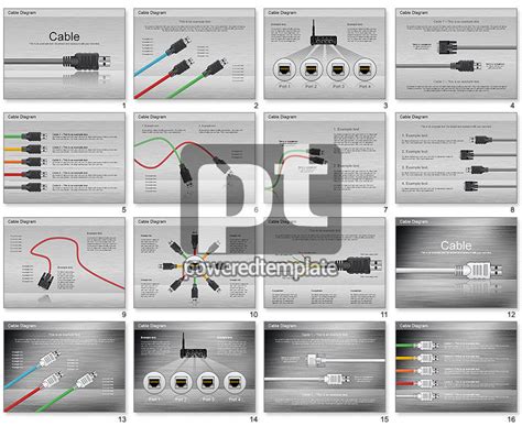 Cable Connections Diagram Free Presentation Template For Google Slides And PowerPoint