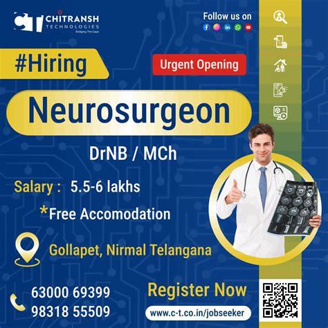 C T India On Linkedin Neurosurgeon Hiring Neurosurgeon Telangana