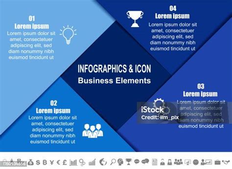 인포 그래픽 비즈니스 타임 라인 프로세스 및 아이콘 템플릿입니다 4 가지 옵션 단계 또는 프로세스와 비즈니스 개념입니다 벡터 0명에 대한 스톡 벡터 아트 및 기타 이미지