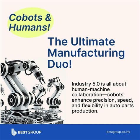 Cobots Industry5 Smartmanufacturing Automation Bestgroup Best Group