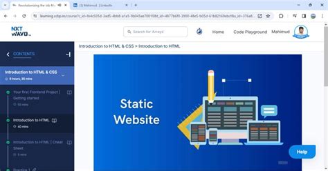 Mahimud On Linkedin Nxtwave Softwaredevelopment Html Css