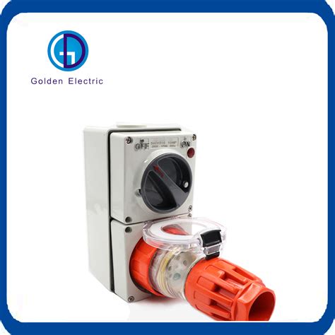 Australian Standard Integrated Industrial Socket Combined Switch