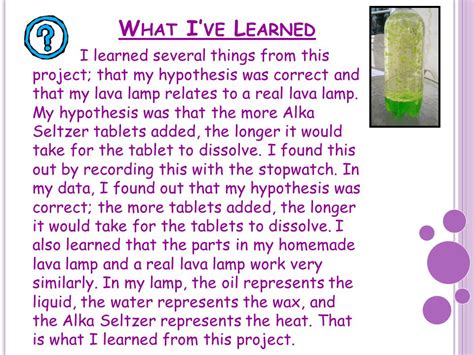 blobs in a bottle graph