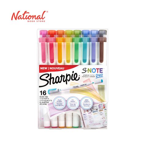 Sharpie S Note Highlighter Dual Tip Assorted 16s 4024906 Office And School Supplies
