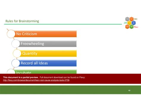 Lean Root Cause Analysis RCA Problem Solving PowerPoint Slideshow View