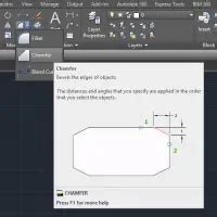 AutoCAD Tutorial 16 Chamfer And Fillet In AutoCAD