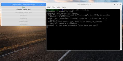 Controlling Lego Wedo Motor With Python Gui App In Linux Dynamsoft