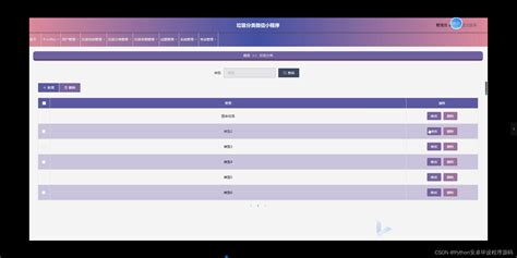 附源码 计算机毕业设计pythonuniapp垃圾分类微信小程序3cjt8程序lw远程部署 Csdn博客