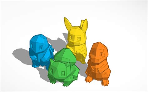 3d Design Pokemon Tinkercad