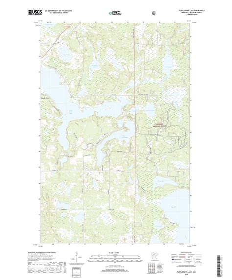 Turtle River Lake Mn 2019 24000 Scale Map By United States Geological Survey Avenza Maps