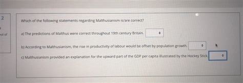 Solved 2 Which Of The Following Statements Regarding