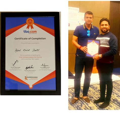 Khalid Shaikh On Linkedin Successfully Completed Leadership Training