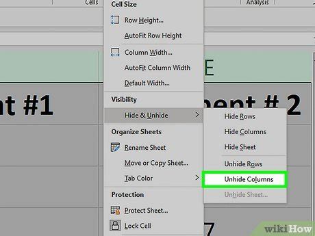 How To Hide And Unhide Columns In Excel Using Formula In Excel Infoupdate Org