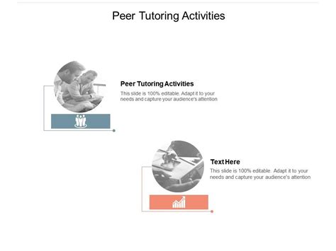 Peer Tutoring Activities Ppt Powerpoint Presentation Infographics