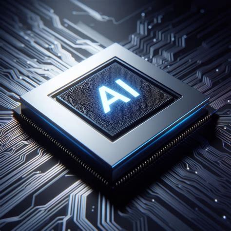Premium Photo Ai Processor Chip On A Tech Motherboard