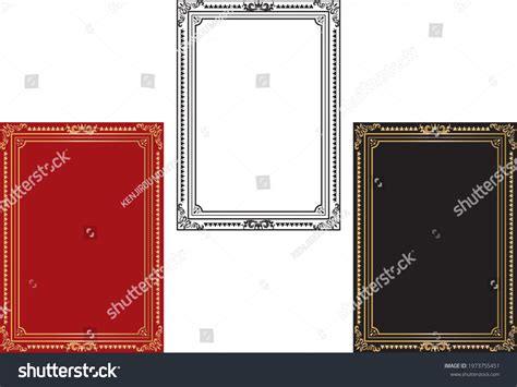 Traditional Classic Antique Frameset Material Stock Vector Royalty Free 1973755451 Shutterstock
