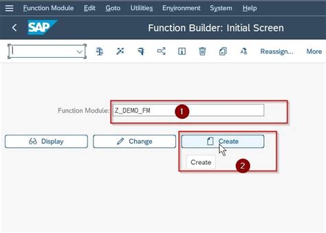 how to create rfc