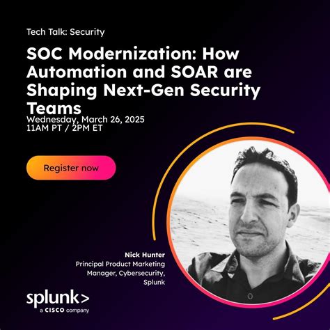 Siem Splunk Soar Enterprisesecurity Automation Soc Jared Martin