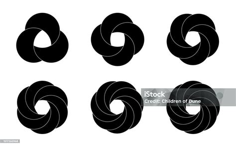 블랙 밝은 원 벡터 로고입니다 크리 에이 티브 3d 링 문자 O 제로 아이콘 기호 로고 디자인 나선형에 대한 스톡 벡터 아트 및 기타 이미지 Istock