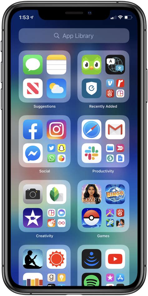 How To Use The IPhone App Library